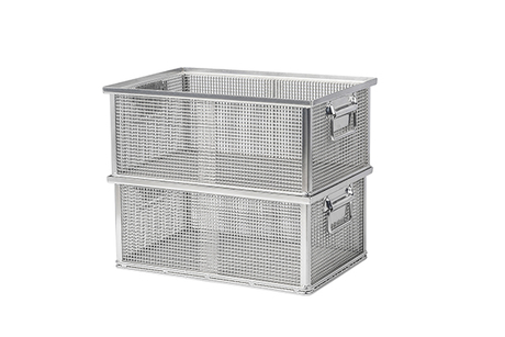 Stackable Mesh Storage Bins / AUKE Basket