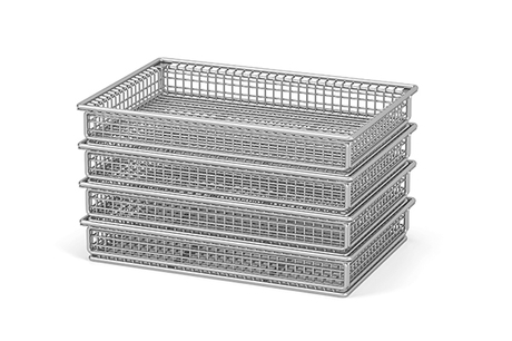 Steel Mesh Bin - steel mesh bin supplier, steel mesh stackable boxes ...